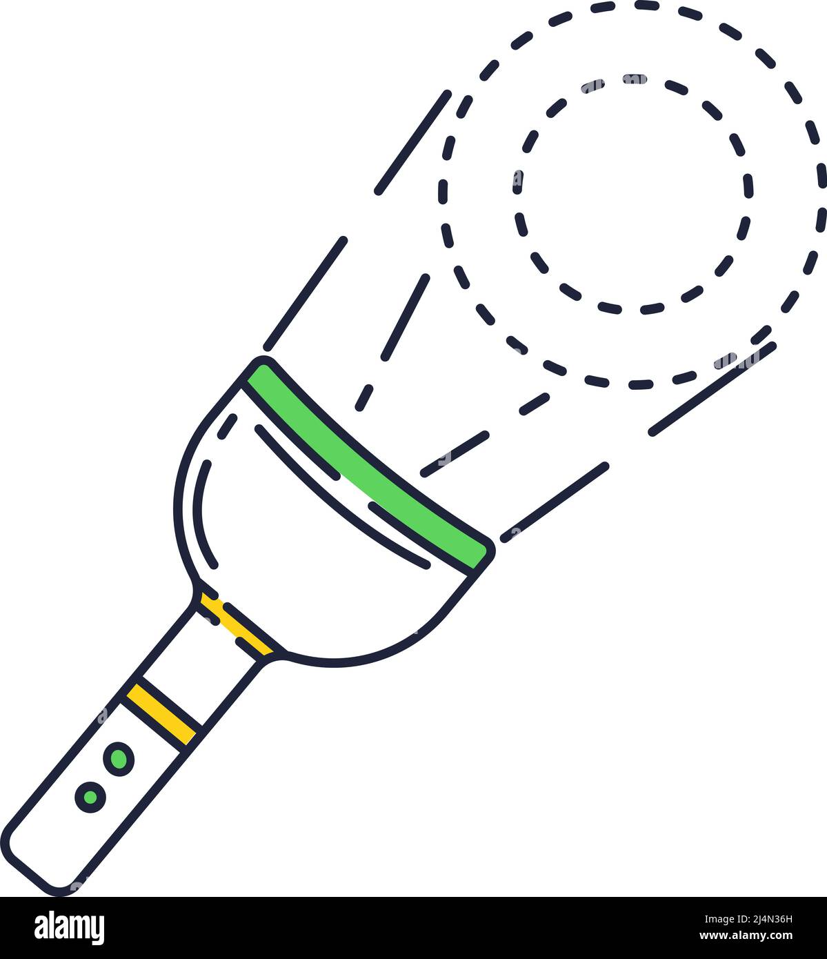 Flashlight vector pocket light torch lamp icon Stock Vector Image & Art ...