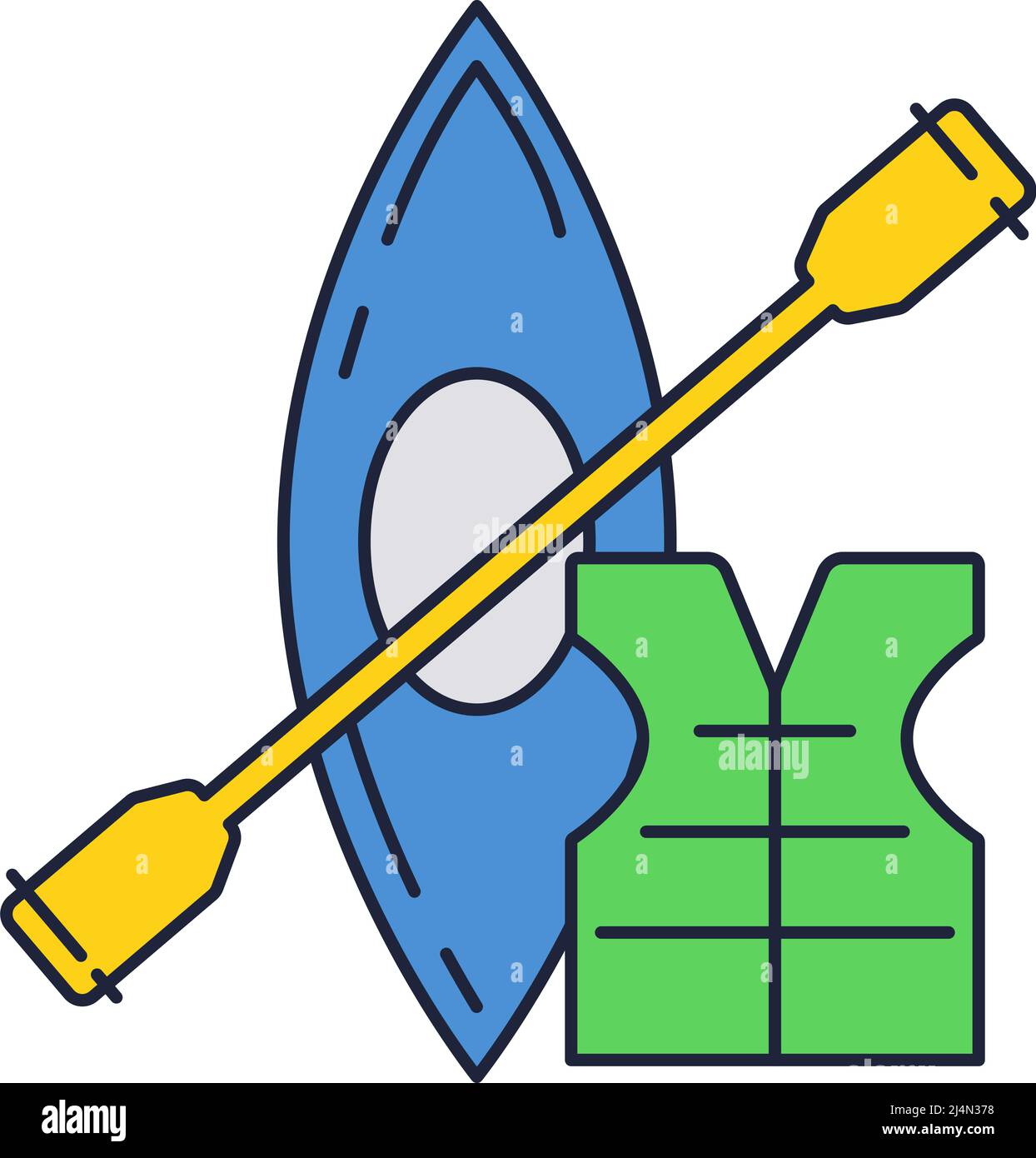 Lifeguard kayak Stock Vector Images - Alamy