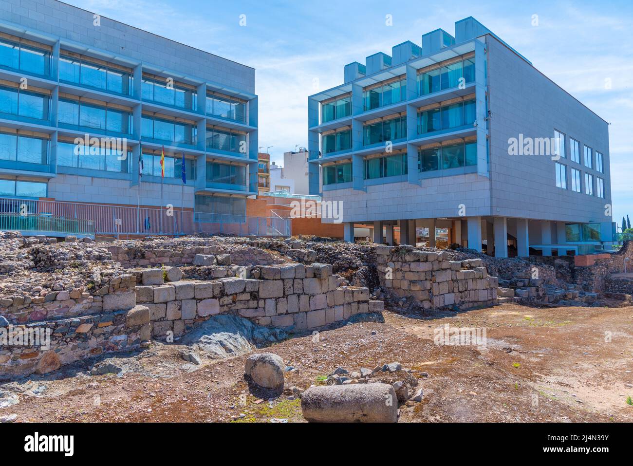 Archaeological area of Moreria in Spanish town Merida Stock Photo - Alamy
