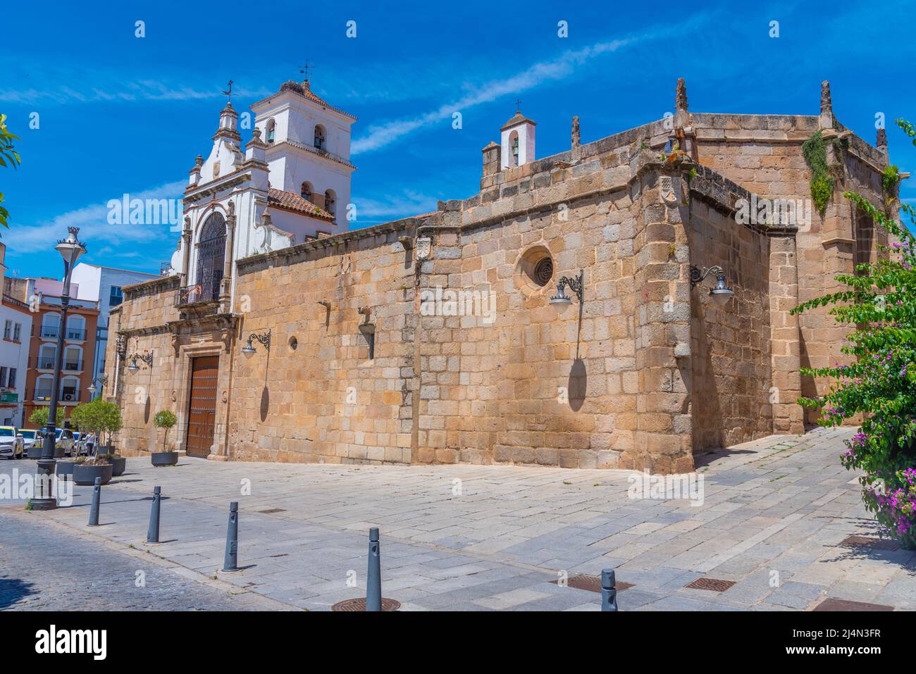 Cathedral in Spanish town Merida Stock Photo - Alamy