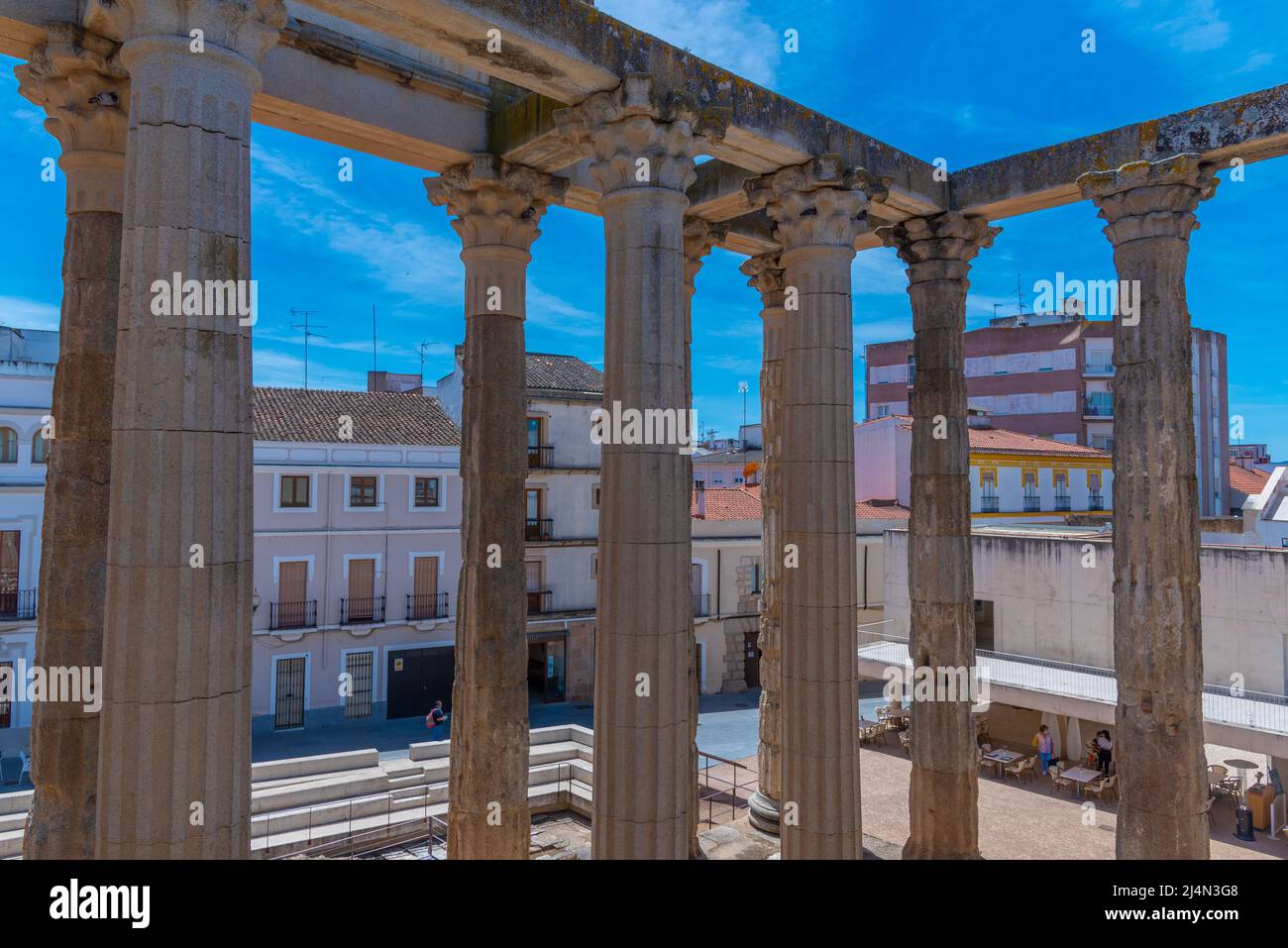 Templo de merida hi-res stock photography and images - Alamy
