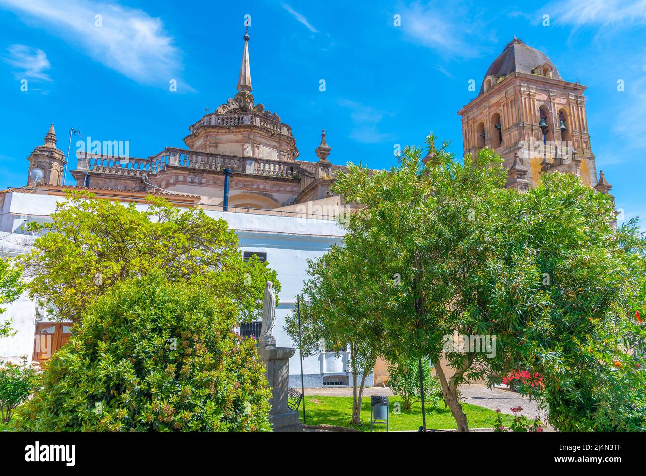 Santa Maria de la encarnacion church in the old town of Spanish city ...
