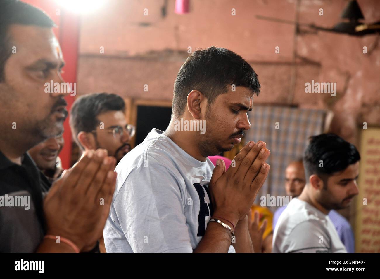 Hanuman devotees hi-res stock photography and images - Alamy