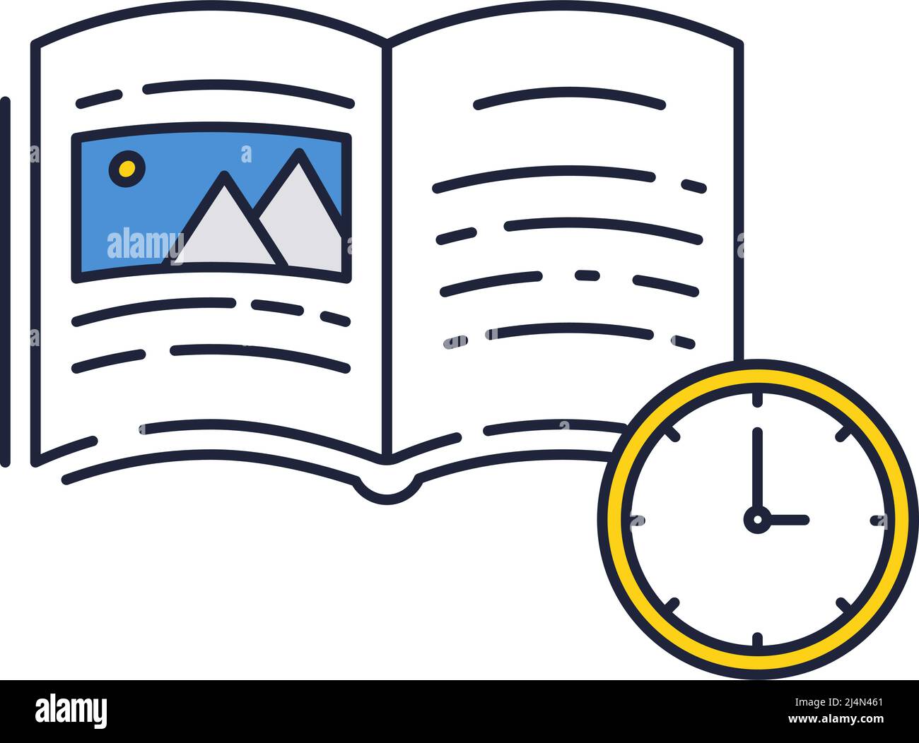 Exam clock Stock Vector Images - Alamy