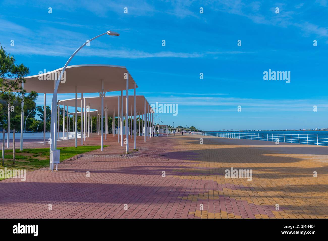 Paseo de la Rio at Spanish town Huelva Stock Photo - Alamy