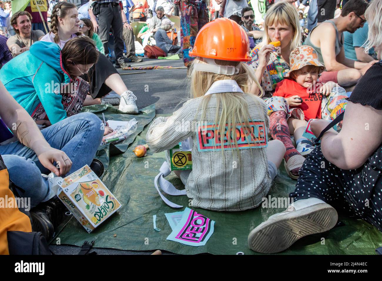 London, England, UK. 16th Apr, 2022. In London, it is the eightieth day ...