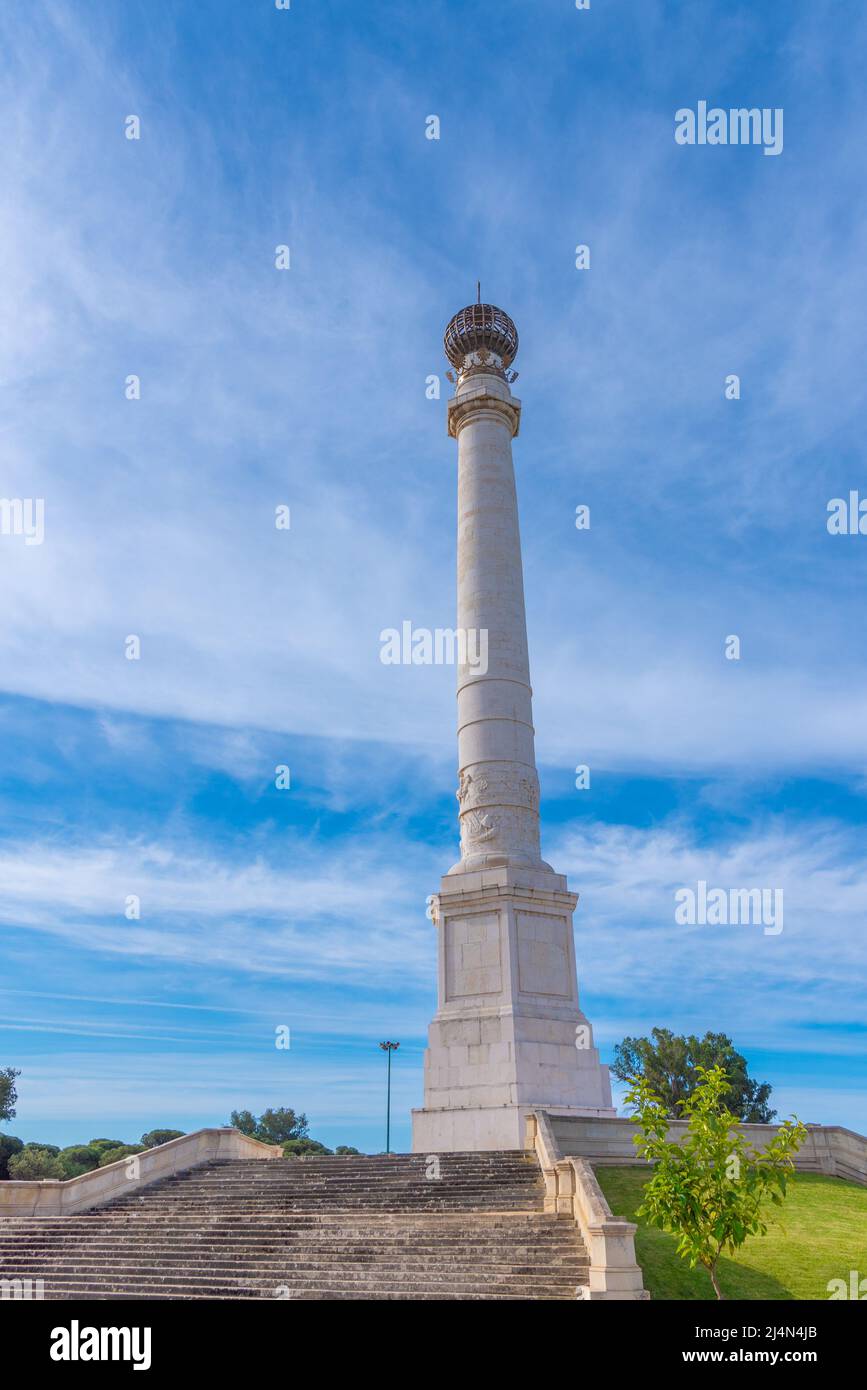 Monumento a los Descubridores at La Rabida near Huelva, Spain Stock ...