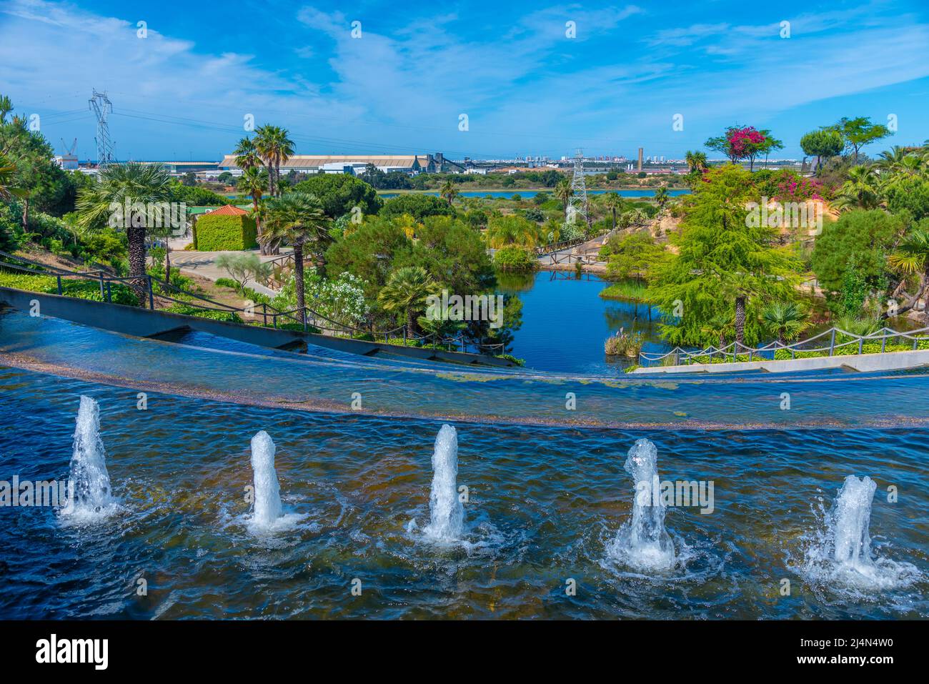 Botanical garden Jose Celestino Mutis at La Rabida in Spain Stock Photo ...