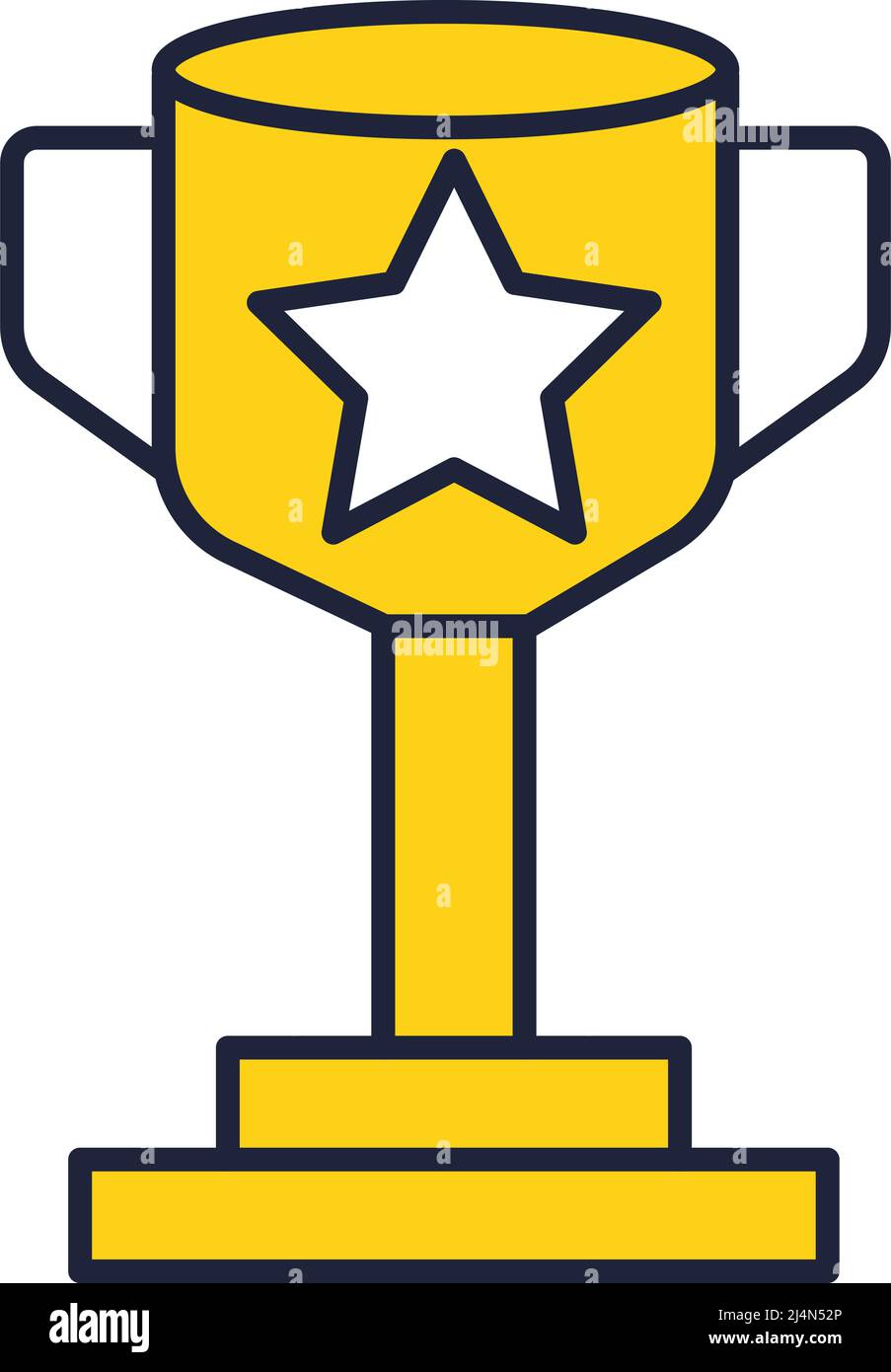 Reward cup trophy vector winner award icon Stock Vector Image & Art - Alamy