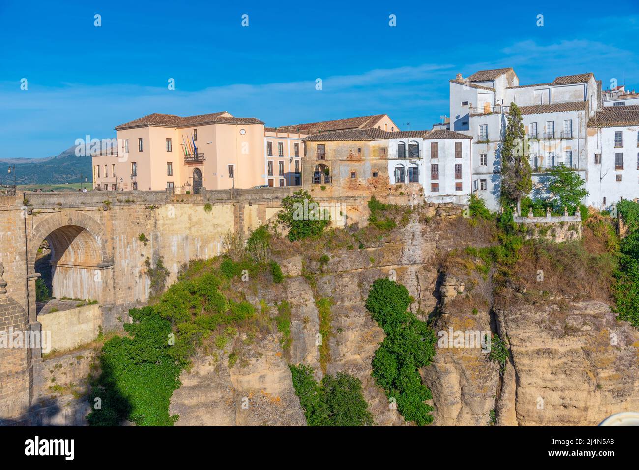 Puente nuevo bridge in Spanish town Ronda Stock Photo - Alamy