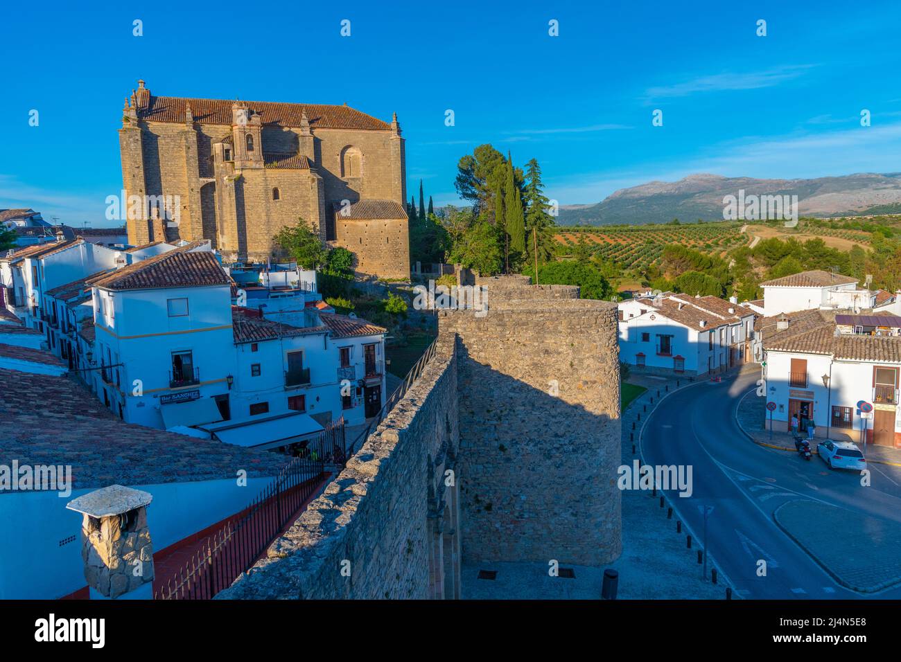Holy ghost church in Spanish town Ronda Stock Photo - Alamy