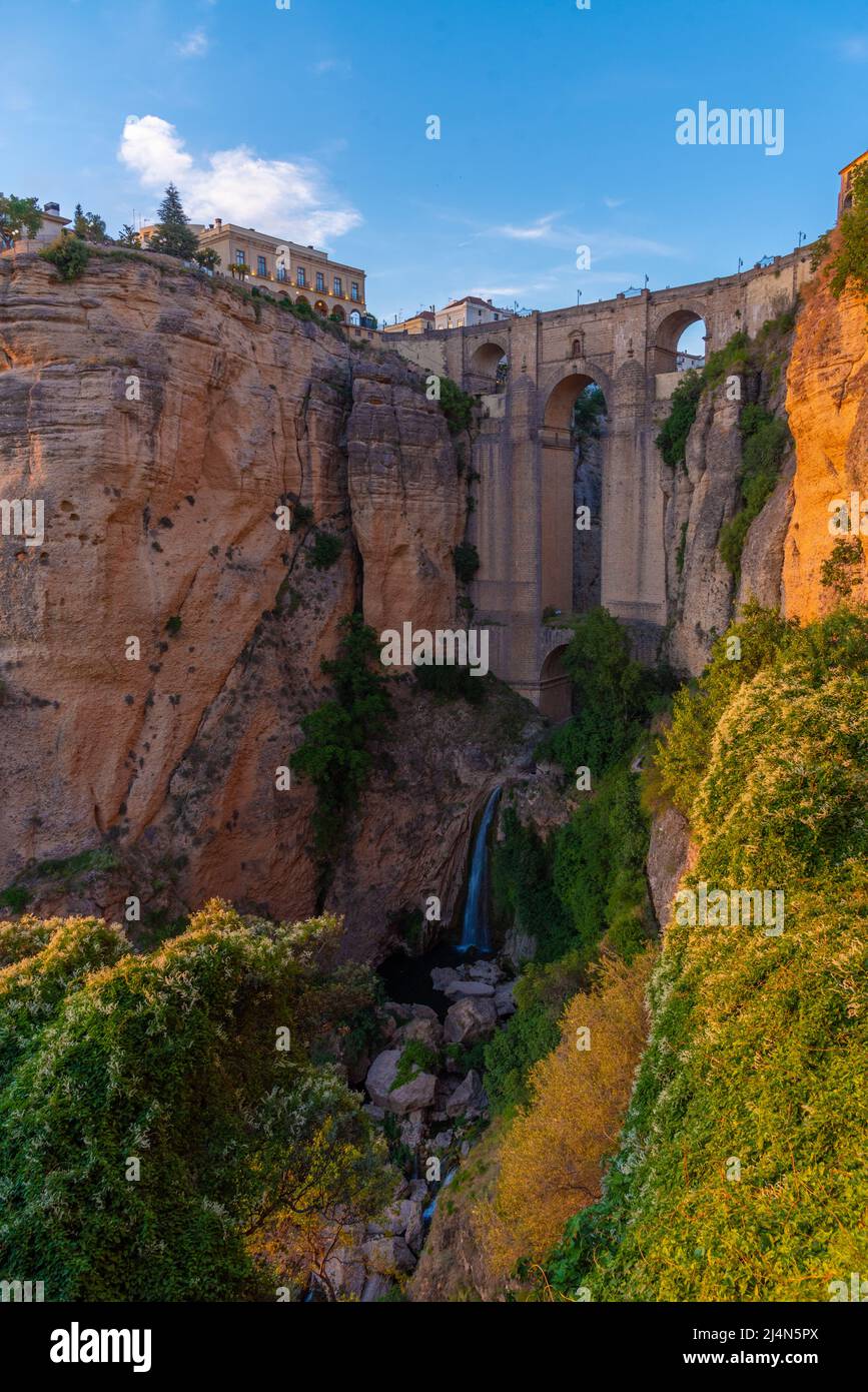 Puente nuevo bridge in Spanish town Ronda Stock Photo - Alamy