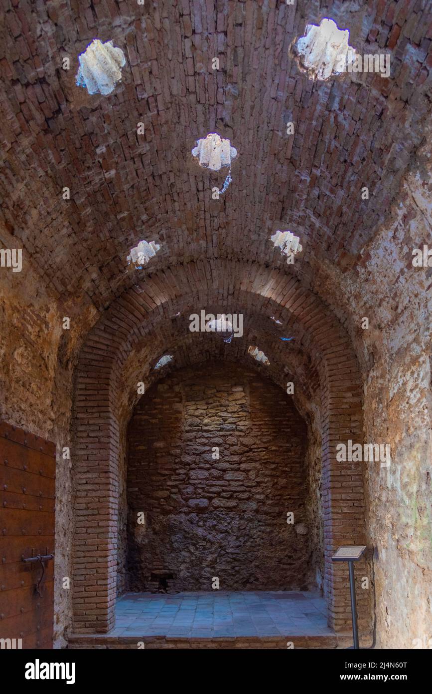 Arab baths in Spanish town Ronda Stock Photo - Alamy