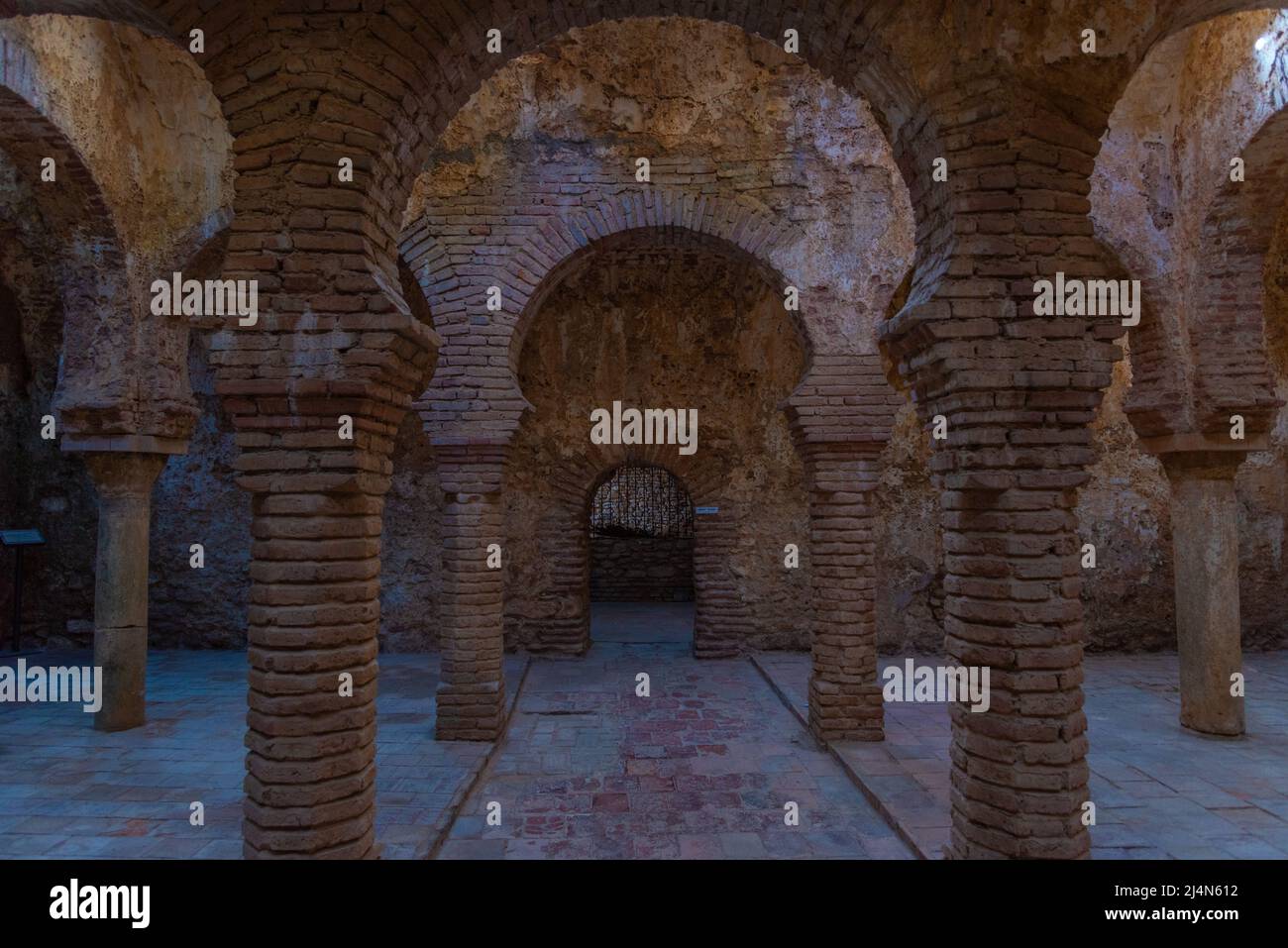 Arab baths in Spanish town Ronda Stock Photo - Alamy