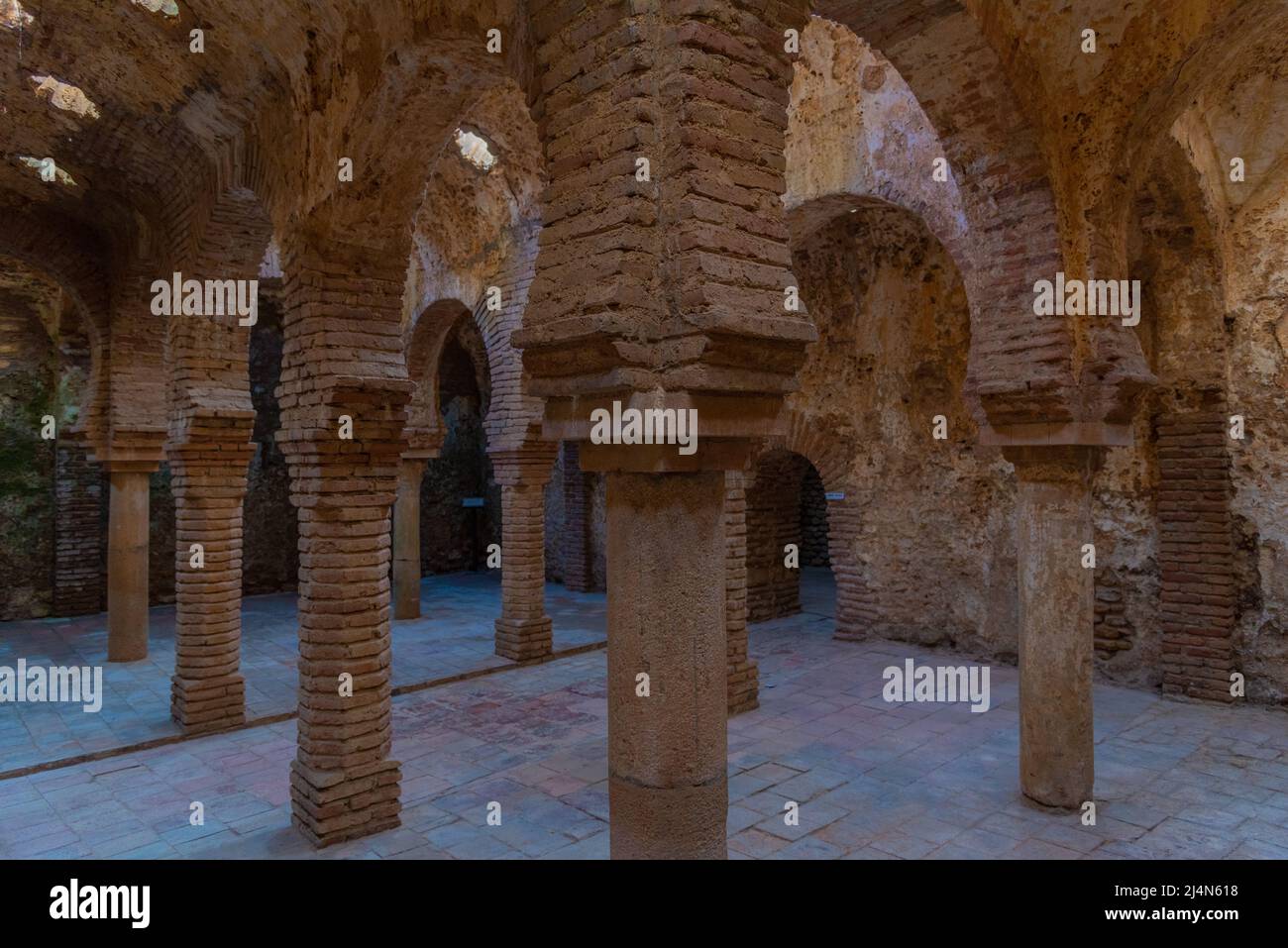 Arab baths in Spanish town Ronda Stock Photo - Alamy
