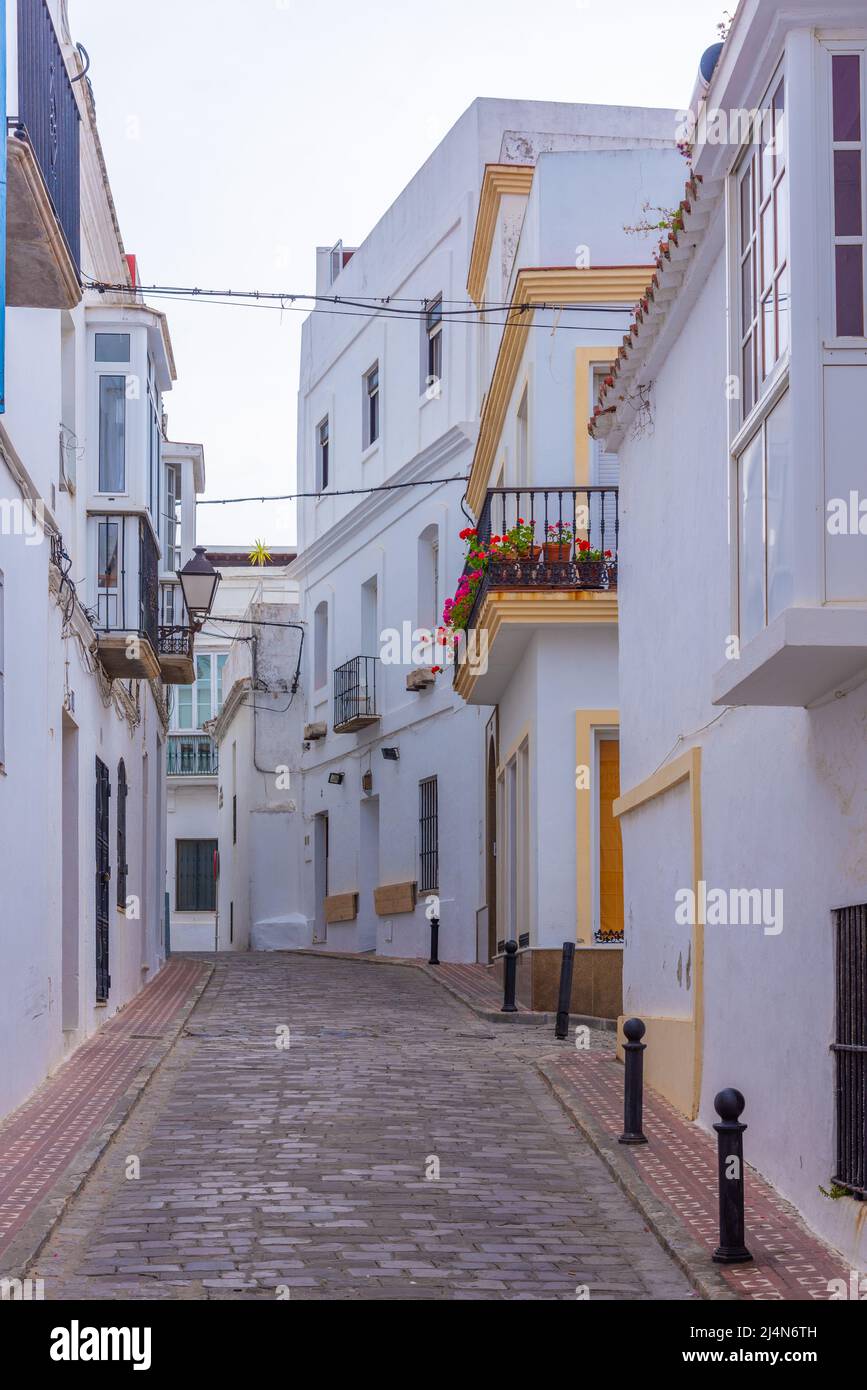 Facade house old tarifa village hi-res stock photography and images - Alamy