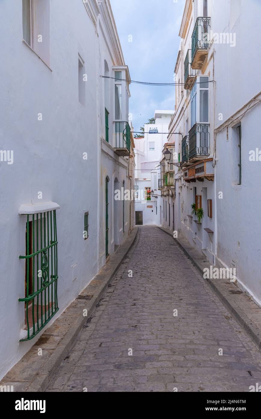 Facade house old tarifa village hi-res stock photography and images - Alamy