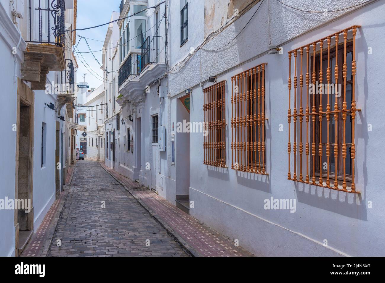 Facade house old tarifa village hi-res stock photography and images - Alamy