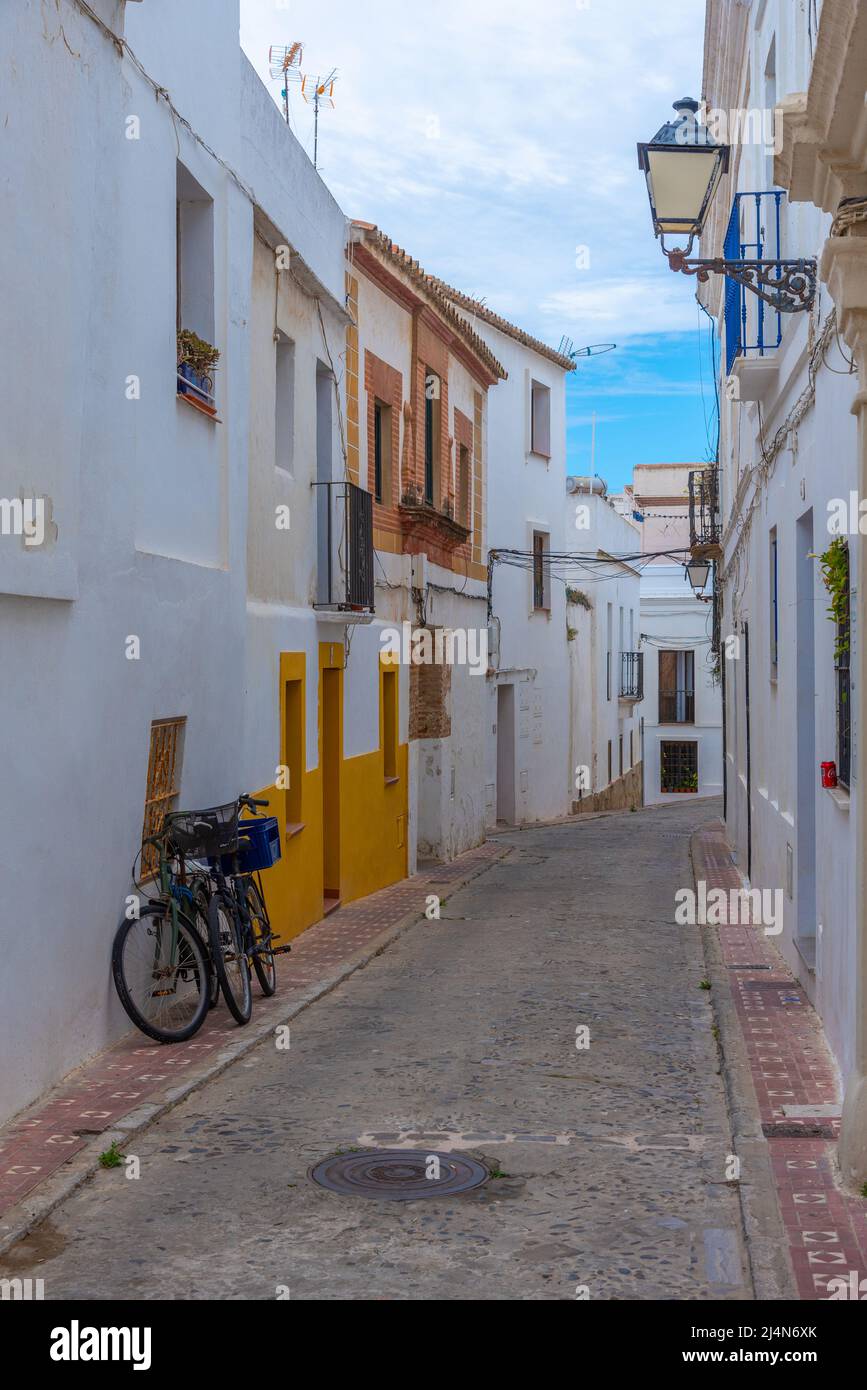 Facade house old tarifa village hi-res stock photography and images - Alamy