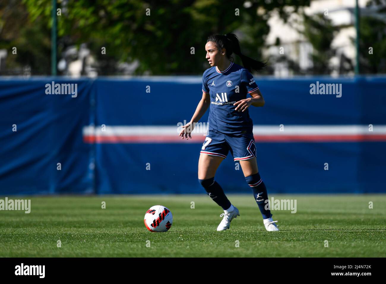 Sakina Karchaoui of PSG during the Women's French championship D1 ...