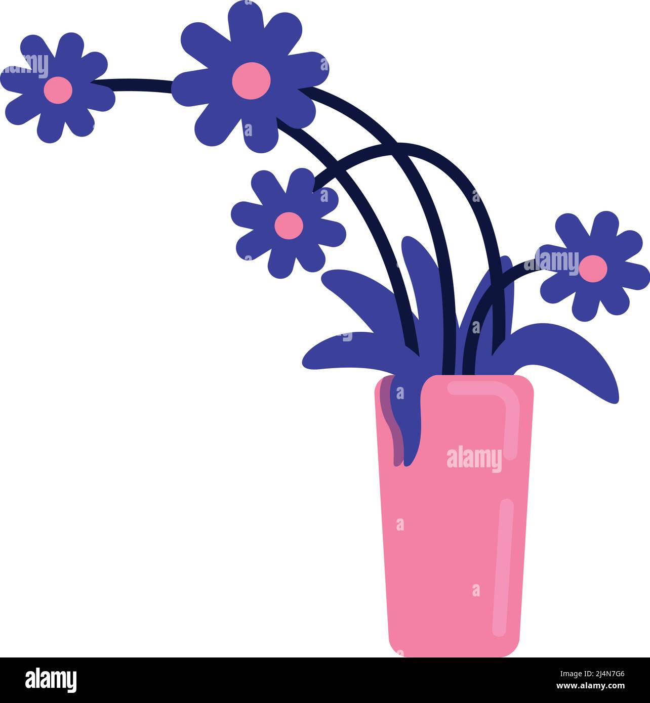 Cartoon Sad Wilted Flowers