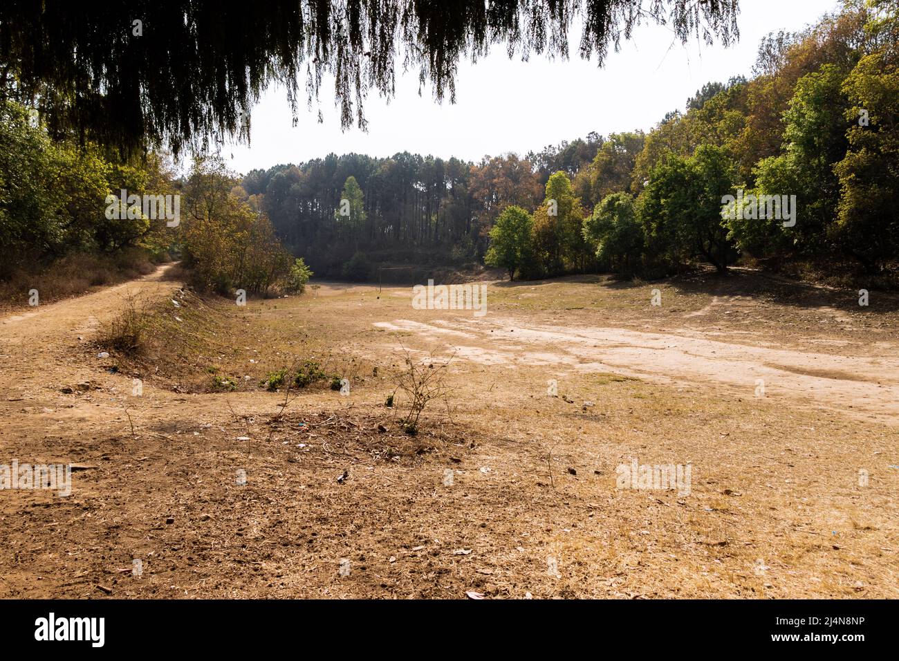 The beautiful scenic landscape view of the Shreenagar, Tansen, Palpa ...