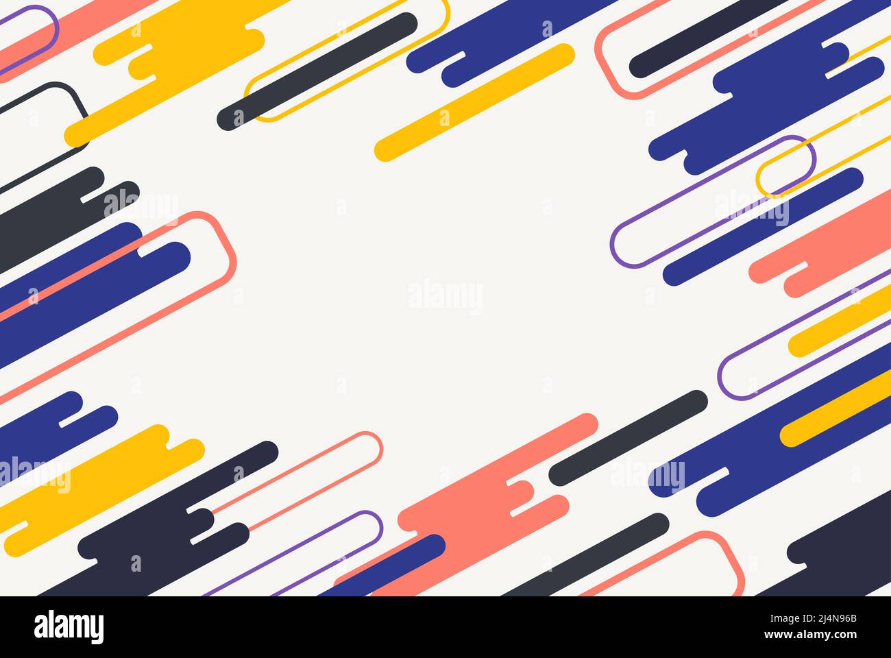 Colorful random shapes abstract background, geometrical circle ...