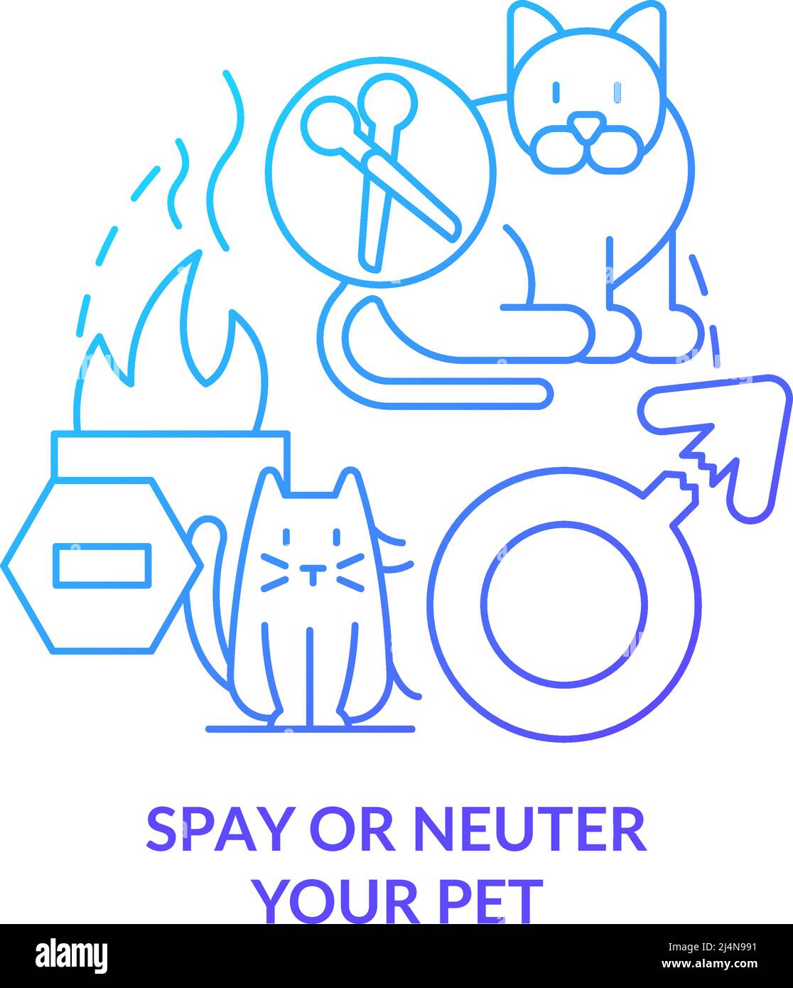 Spay and neuter pet Stock Vector Images - Alamy