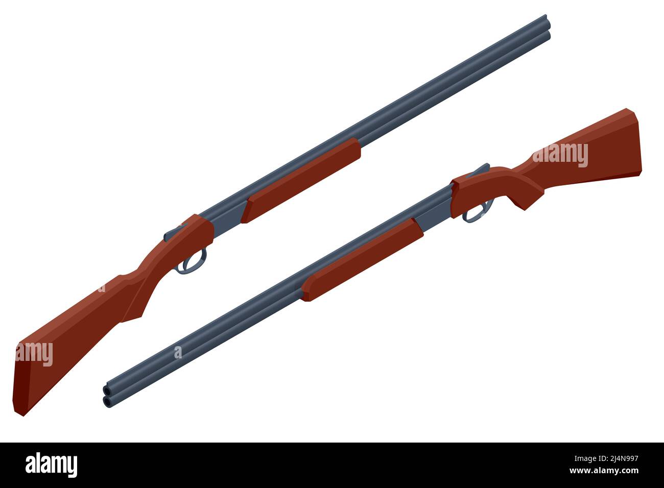 Double Barreled Tonfa Gun