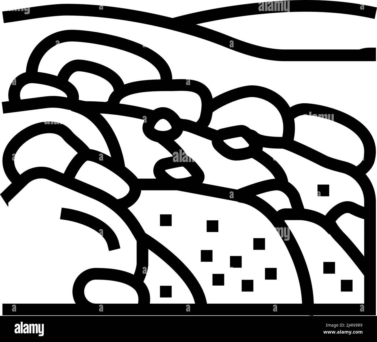 rapids river line icon vector illustration Stock Vector Image & Art - Alamy