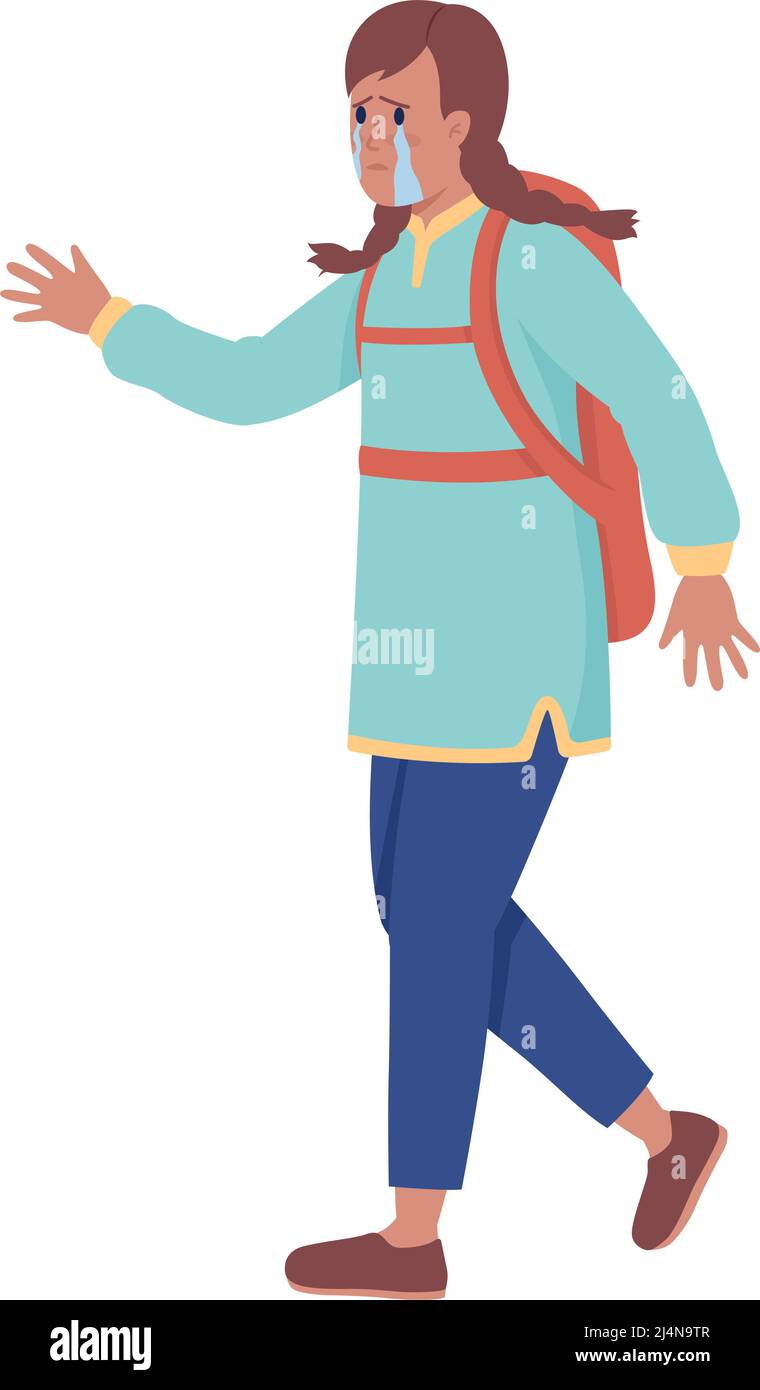 Syrian girl refugee Stock Vector Images - Alamy