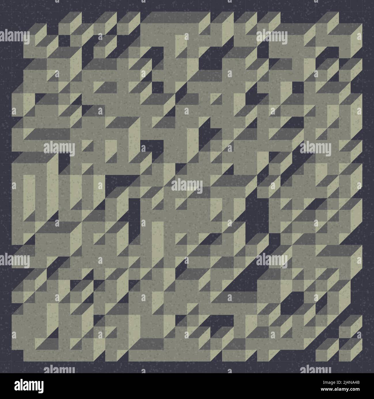 Implementation of Edward Zajec’s “Il Cubo” generative art background ...