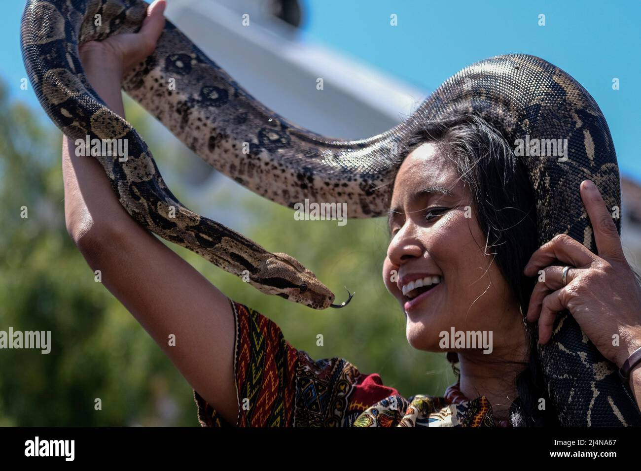 Los Angeles, California, USA. 16th Apr, 2022. Alma Cielo Livingstone ...