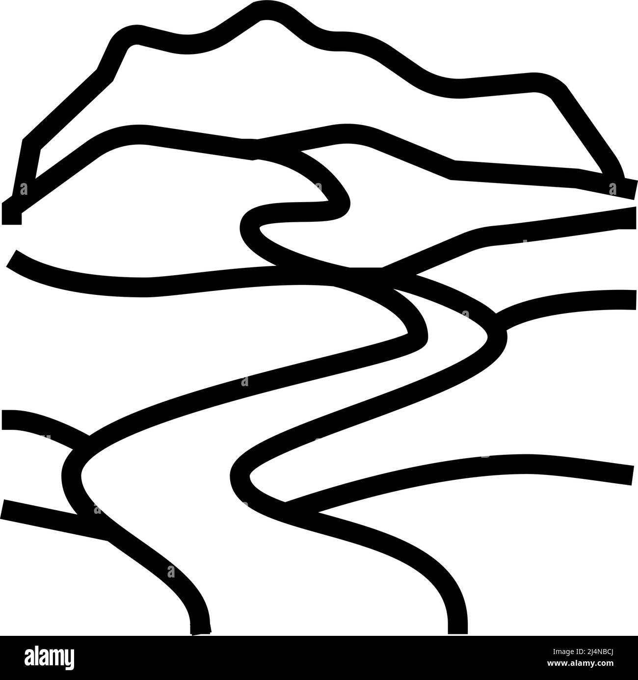 source of river line icon vector illustration Stock Vector Image & Art ... source of river line icon vector illustration Stock Vector Image & Art ...