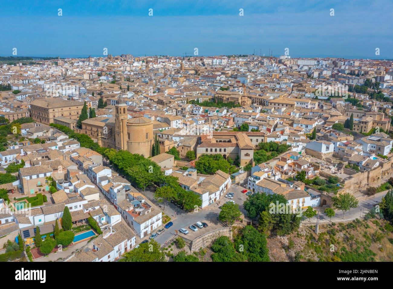 Aerial view of Spanish town Ubeda Stock Photo - Alamy