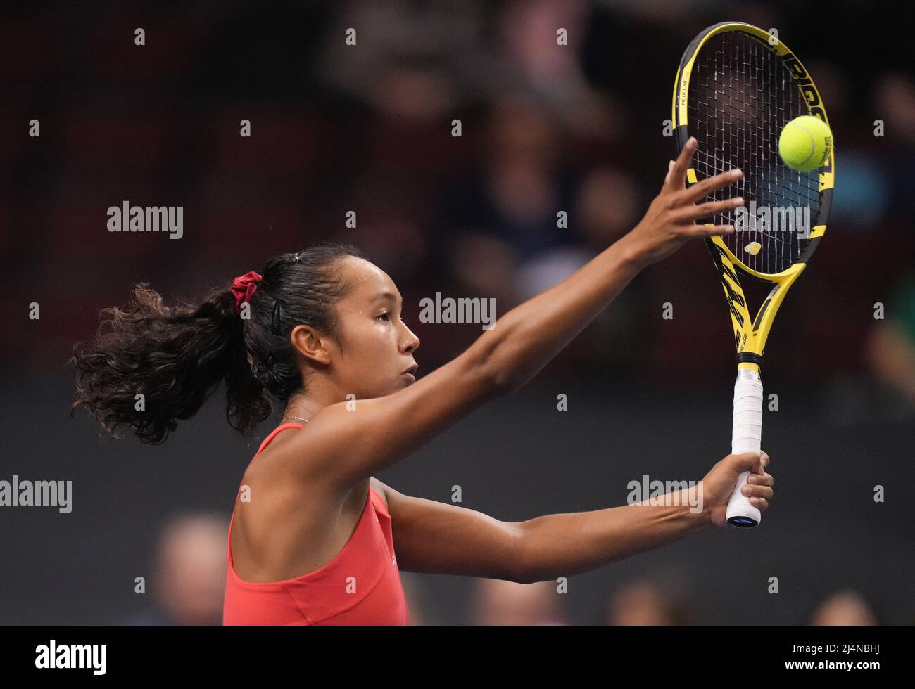 Vancouver, Canada. 16th Apr 2022. Canada's Leylah Annie Fernandez ...