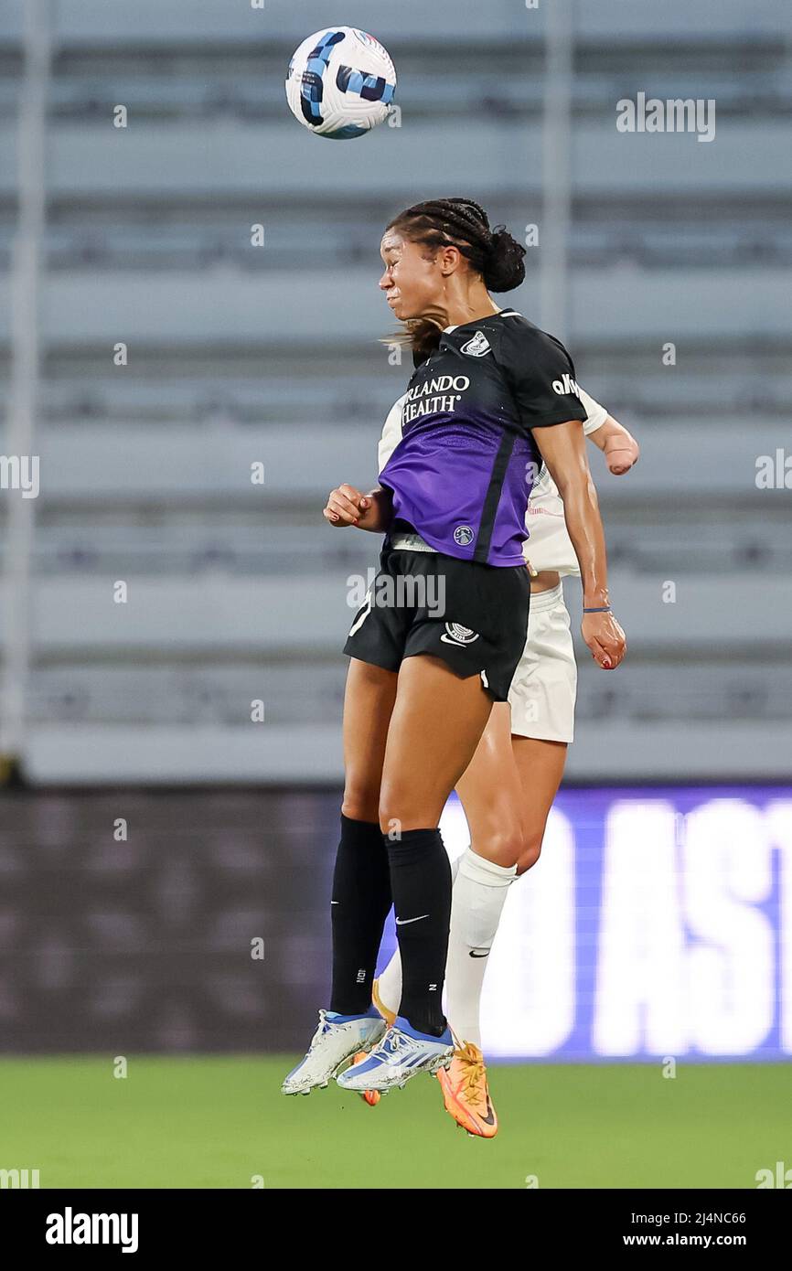 Orlando, Florida, USA. April 16, 2022: Orlando Pride forward DARIAN ...