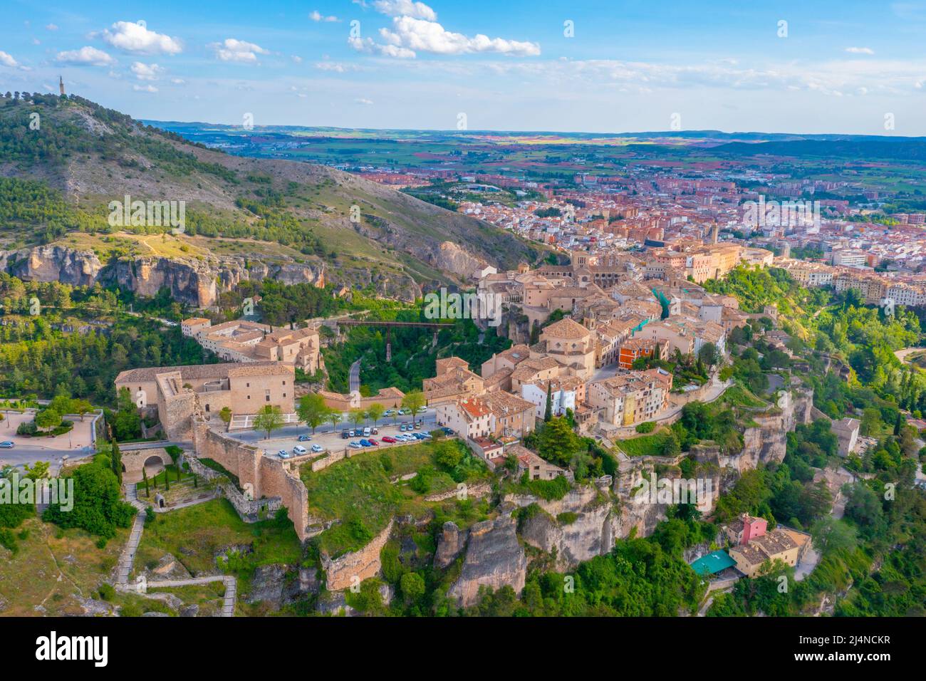 Aerial view of Spanish town Cuenca Stock Photo - Alamy