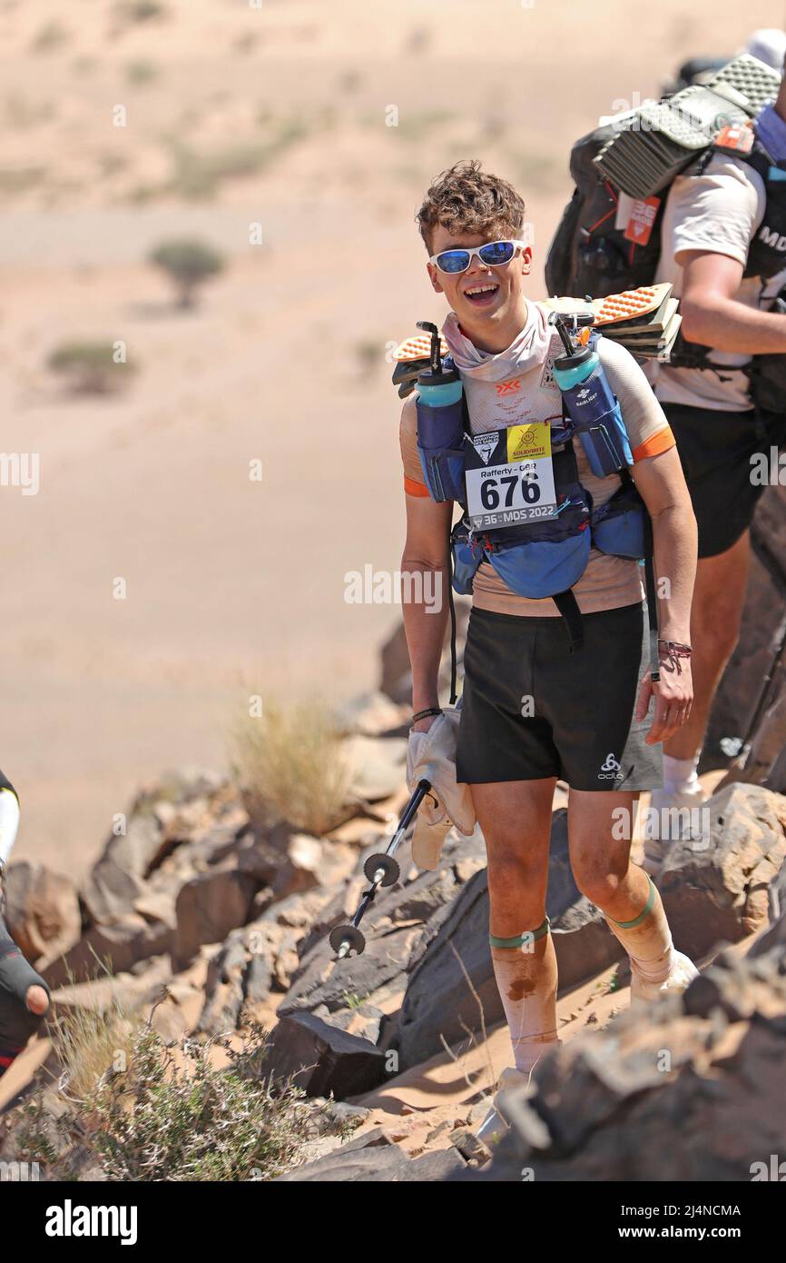 29th March 2022: 16 year old Rafferty Jackson climbs the ridge, 25th ...