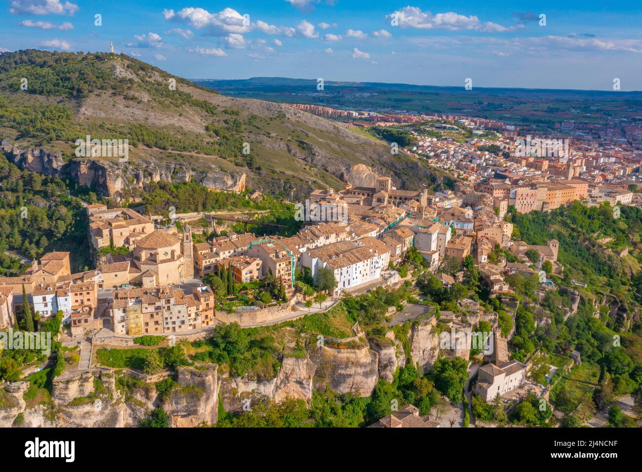 Aerial view of Spanish town Cuenca Stock Photo - Alamy