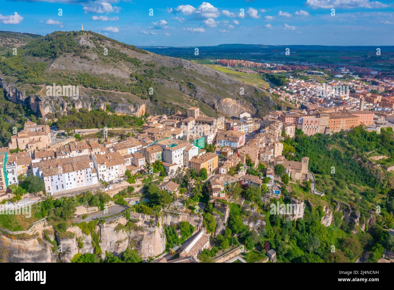 Aerial view of Spanish town Cuenca Stock Photo - Alamy