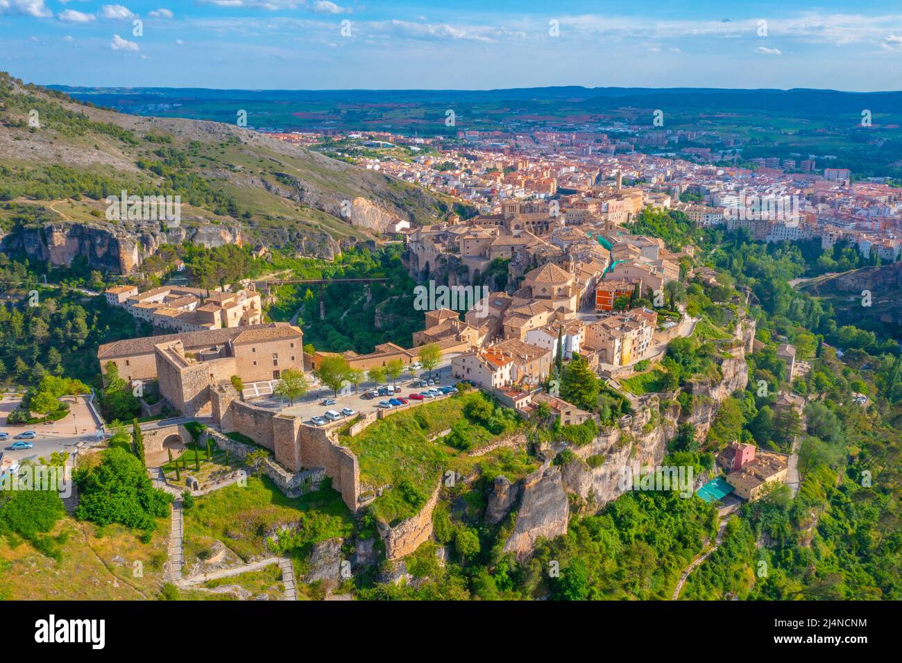 Aerial view of Spanish town Cuenca Stock Photo - Alamy