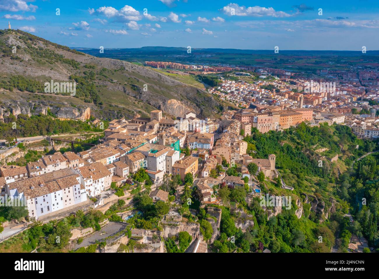 Aerial view of Spanish town Cuenca Stock Photo - Alamy