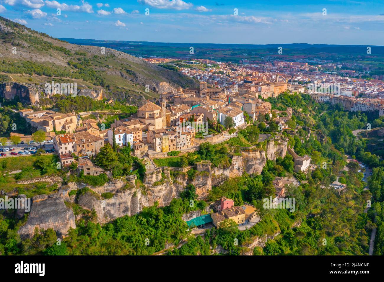 Aerial view of Spanish town Cuenca Stock Photo - Alamy