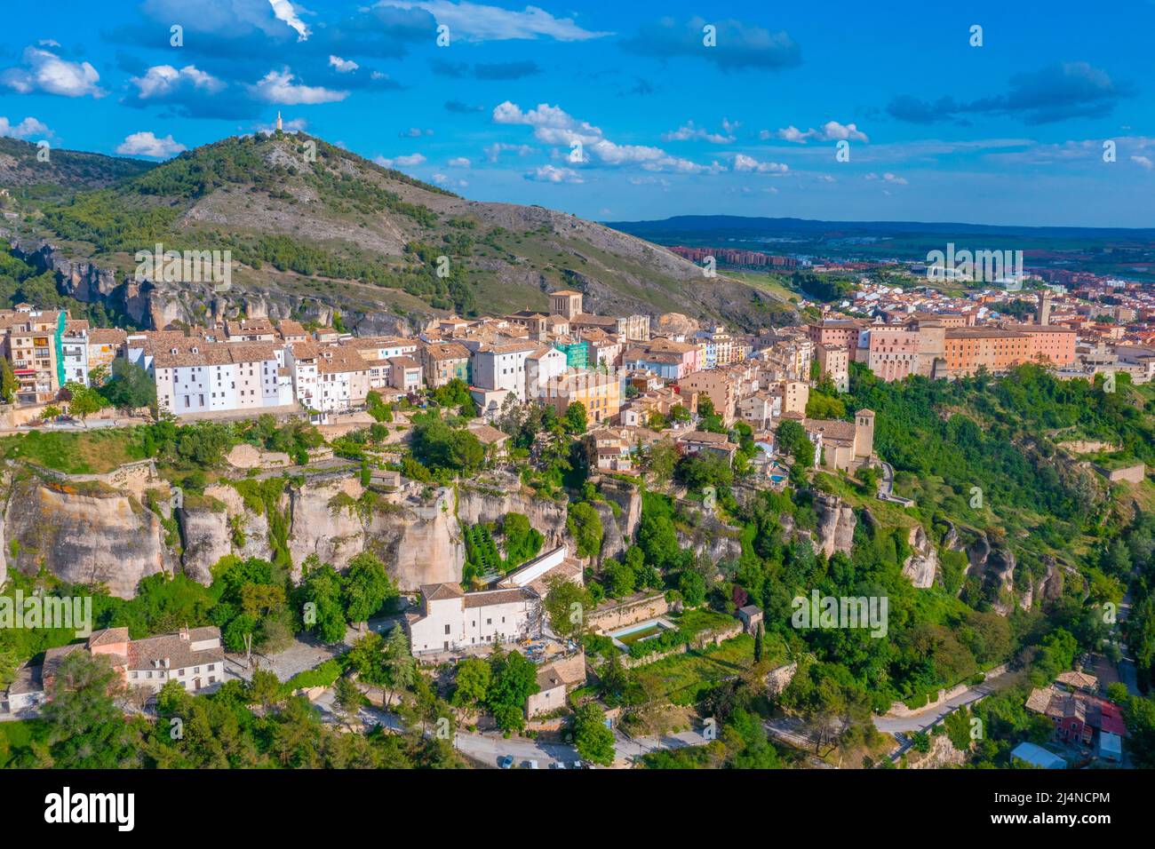 Aerial view of Spanish town Cuenca Stock Photo - Alamy