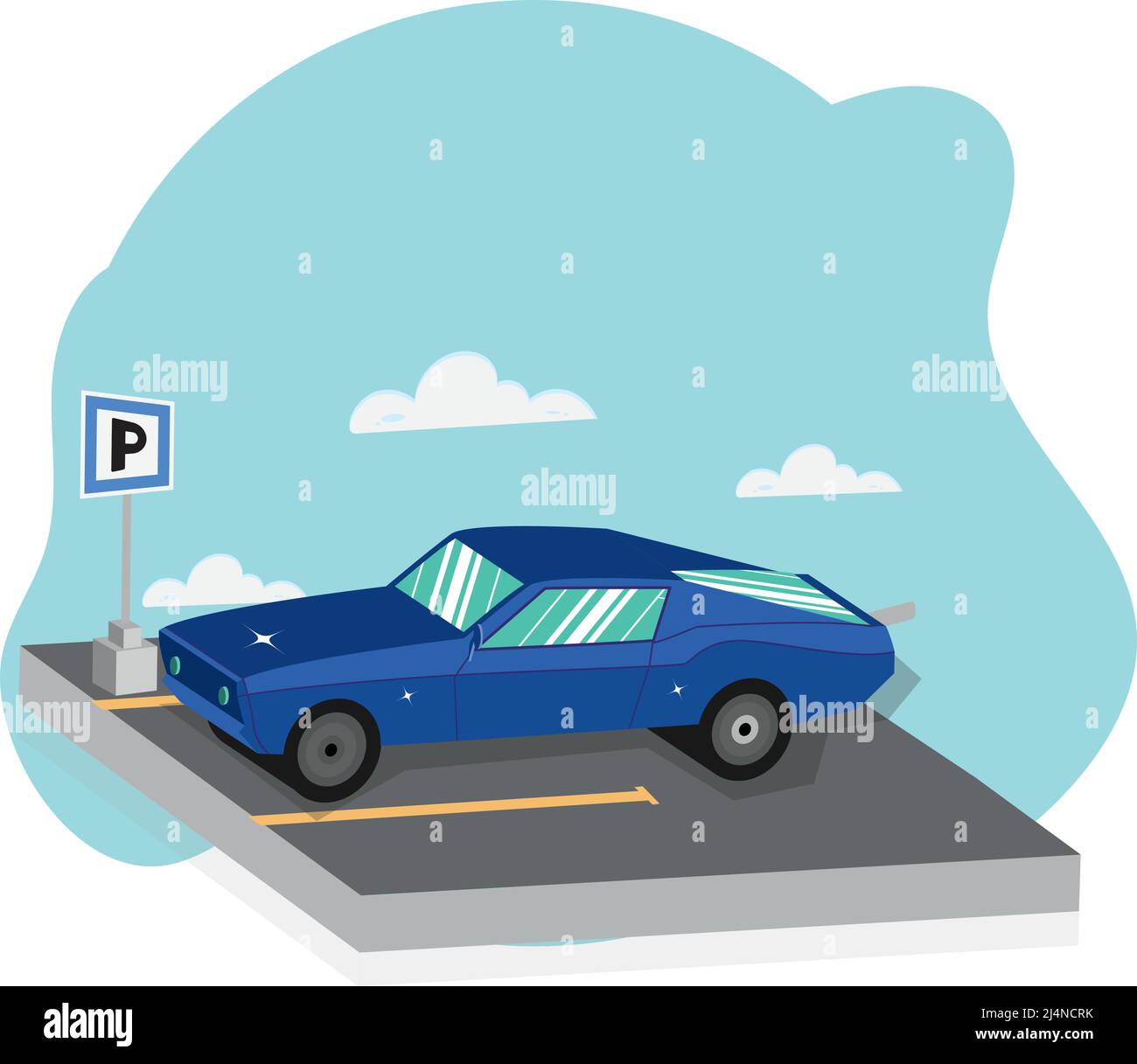 Vintage slot car Stock Vector Images - Alamy