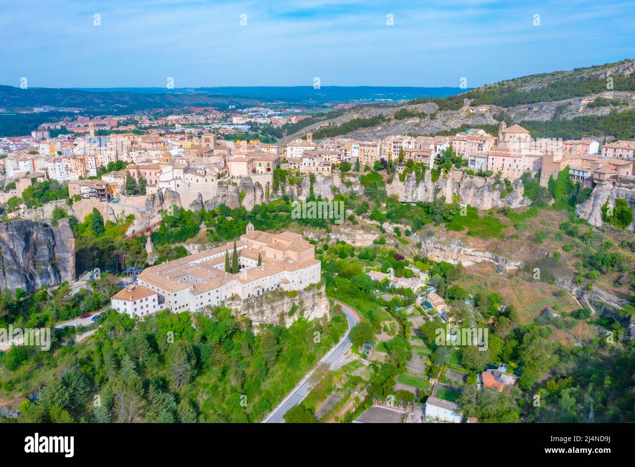 Aerial view of Spanish town Cuenca Stock Photo - Alamy