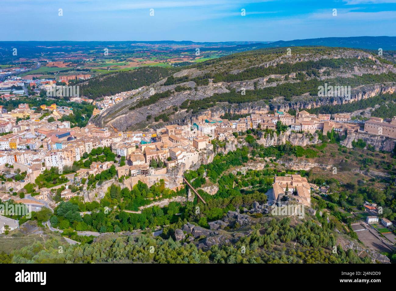 Aerial view of Spanish town Cuenca Stock Photo - Alamy