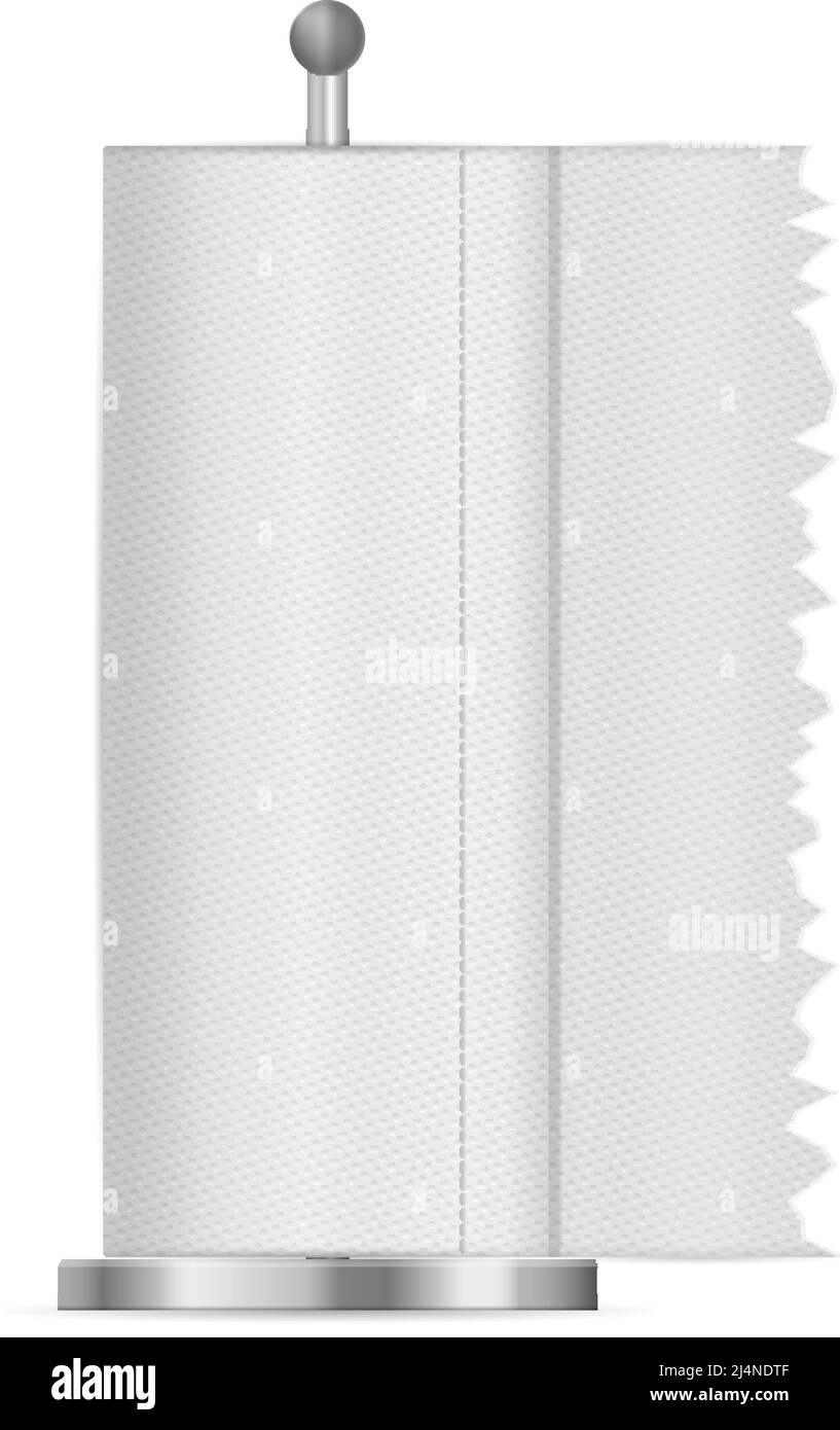 Kitchen Paper On A White Background. Vector Illustration Stock Vector