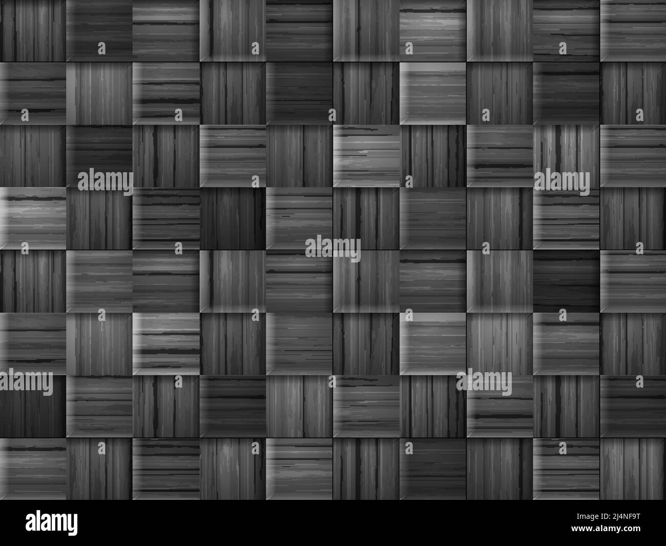 Background formed by wooden square blocks. Vector illustration Stock ...